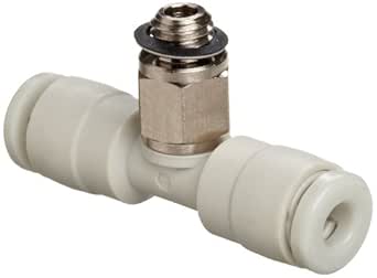 Amazon.com: SMC kq2t Push-to-Connect Tubo de, rama Tee, PBT & Cuerpo de latón chapado en níquel ...