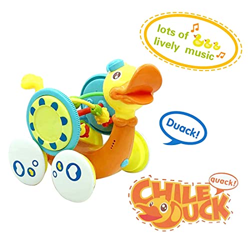 JIABAILE Duck Musical Toy - Electric Duckling Walking Singing Toys for ...