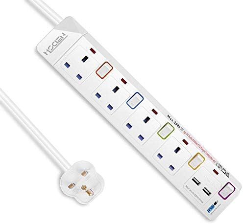 KELSTAR UNIVERSAL EXTENSION CORD 4 WAY 5 MTR WITH USB price in UAE ...