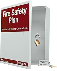 Fire Plan Box (Indoor Mounting), Fire Safety - Amazon Canada