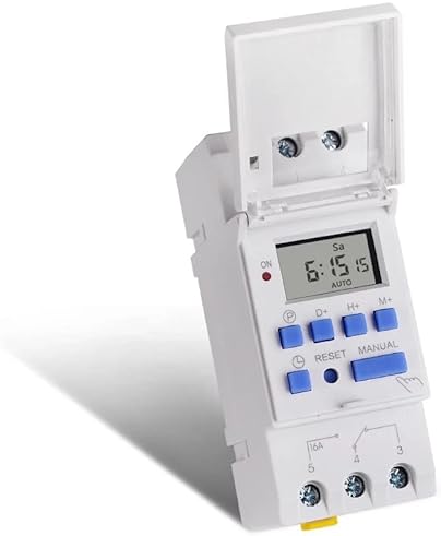 LinJie Digital Programmable Timer Switch, Electronic Timer Switch, Energy-Saving Timing Control ...