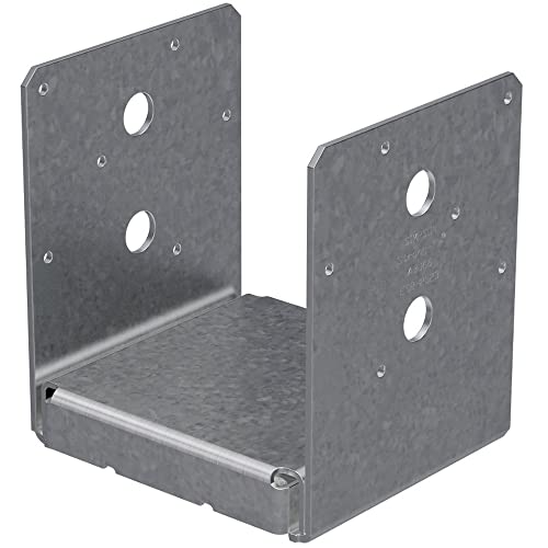 Simpson Strong Tie ABU66Z ZMAX Galvanized 12GA 6x6 Adj Post Base 10-per ...