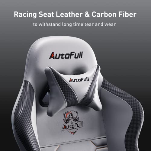 AutoFull C3 Gaming Chair Office Chair PC Chair with Ergonomics Lumbar Support, Racing Style PU ...