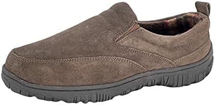 Clarks Mens Slipper with Suede Leather Upper SAB30194A - Closed Back ...