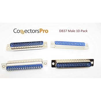 Amazon.com: Connectors Pro - 10 Pack DB37 Female D-Sub 37P Solder Cup ...