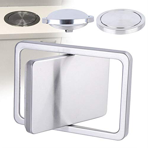 Frederimo Trash Bin Built-in Balance Flap Cover, Square Countertop Flap ...