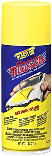 Performix 11305 Daytona Yellow Classic Muscle Car Rubber Coating, 11 oz ...