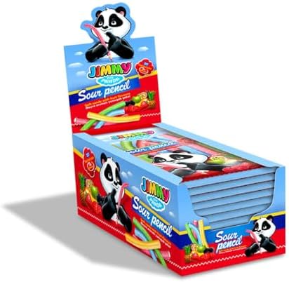 سعر Jimmy Assorted Neon Licorice Sour Pencil 75 g فى السعودية | بواسطة ...