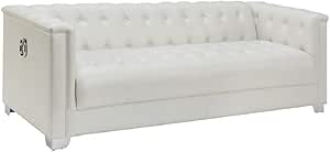 Amazon.com: Coaster 505391-CO Chaviano Collection 87" Sofa with Padded ...