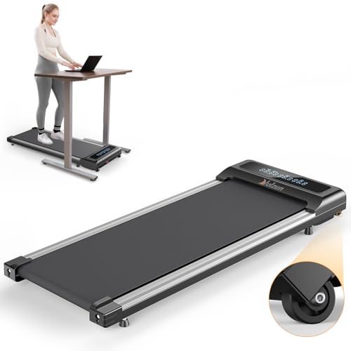 Under Desk Treadmill for Home Office: 2 in 1 Walking Pad Treadmill with ...
