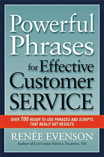 Amazon.com: Powerful Phrases for Effective Customer Service: Over 700 ...