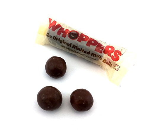 WHOPPERS Candy, Chocolate Covered Malted Milk Balls, Fun Size 3 Balls ...