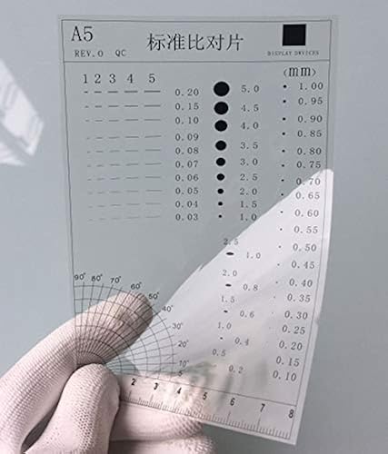 Flaw Detection Gauge SEC Size Estimation Chart (Transparency) for ...