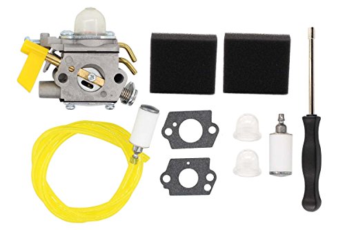 MOTOKU Carburetor Tune-Up Carb kit for 25cc 26cc 30cc Ryobi BC30 Pole Saw Homelite Weed Eater ...
