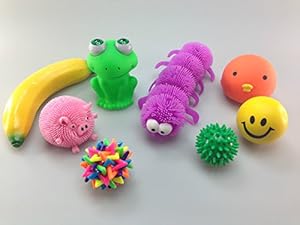 FIDGET SQUEEZY KIT with FREE Bag SEN Special Needs Sensory Toy ADHD ...
