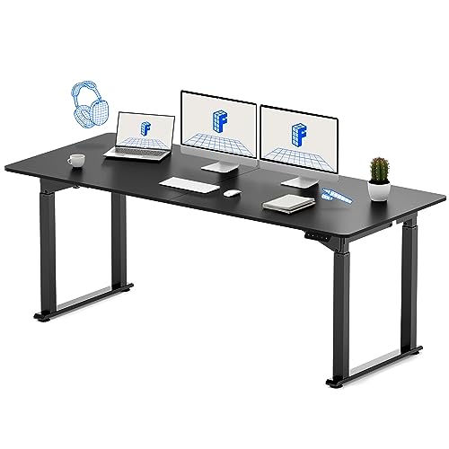FLEXISPOT Dual Motors 4 Legs Standing Desk 71 x 32 Inch Adjustable ...