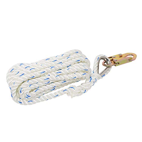 Amarine Made 5/8 Inch 50ft Fall Protection Vertical Lifeline Rope With ...