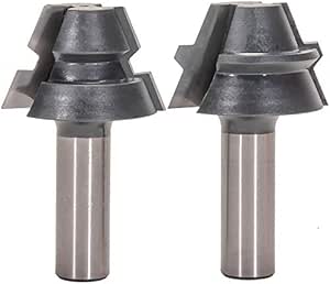 MLCS 22-1/2 Degree Lock Miter Two Piece Bit Set - Lock Miter Router ...