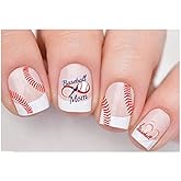 Amazon.com: Baseball Mom Nail Art Decals : Beauty & Personal Care
