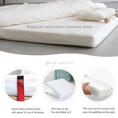 PUPPAPUPO Washable Baby futon Set, Mini Size 23.6" x 35.4" | Pricepulse