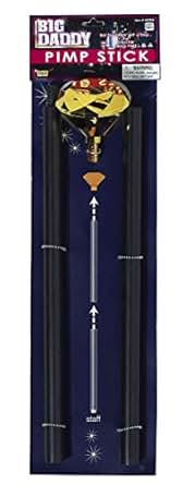 Amazon.com: Forum Novelties Men's Novelty Big Daddy Pimp Stick, Multi ...