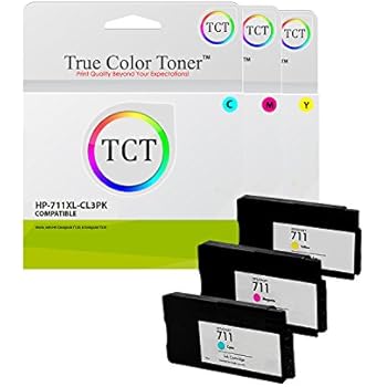 Amazon.com: True Color Toner 711XL CMY Colour 3 Pack High Yield ...