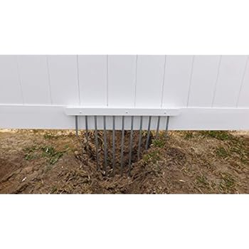 Amazon.com: Secure-A-Section: PVC Fence Bottom Barrier (4' WIDE SECTION ...
