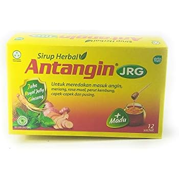 Amazon.com: Antangin JRG Herbal Syrup 12-ct, 180 Ml/ 6 fl oz (Pack of 1 ...