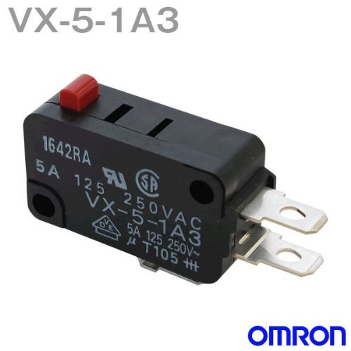 Amazon | オムロン(OMRON) VX-5-1A3 形VX 小形基本スイッチ (ピン押ボタン形) NN | 押しボタンスイッチ | 産業・研究開発用品 通販