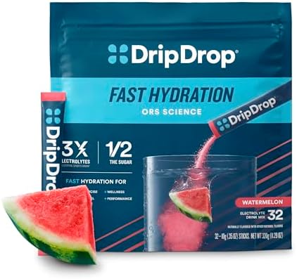 DripDrop Hydration - Watermelon - Electrolyte Drink Mix Single Serve ...