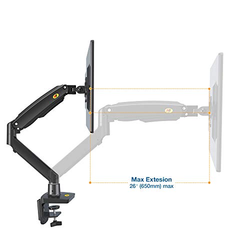 NB North Bayou Monitor Arm Desk Mount Ultra Wide Full Motion Swivel ...