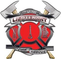 Amazon.com - Lieutenant Firefighter Fire Rescue Decal - 3" h ...