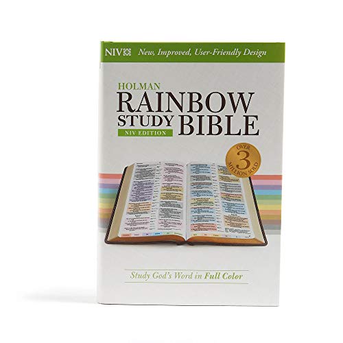 NIV Rainbow Study Bible, Jacketed Hardcover: Holman Bible Staff ...