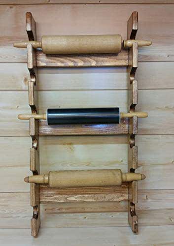 Amazon.com: Rolling Pin Rack with Six Slots - Multiple Rolling Pin Rack ...