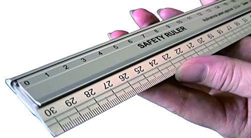 Metal Crafting Ruler 45 cm (18 inch) Craft Safety Measurements | Paper ...