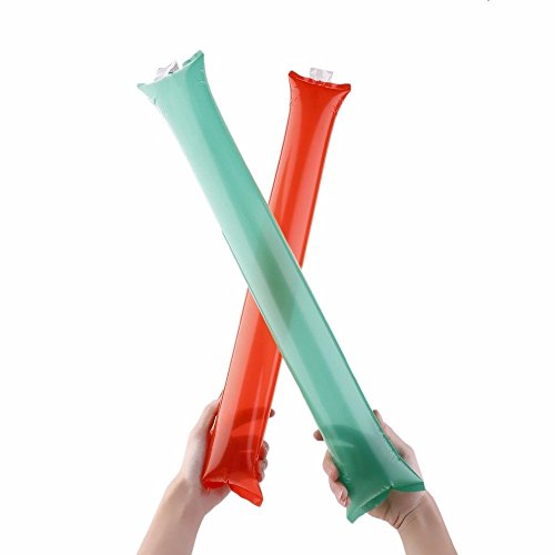 Furry Sunny Thunder Sticks Inflatable Cheer Sticks Blow Bar Inflatable ...