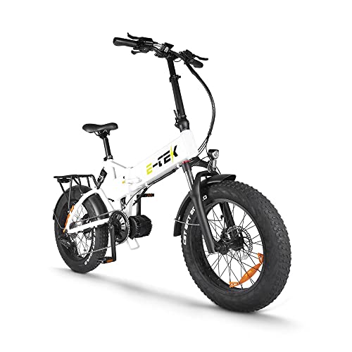 ETEK Royal S Electric Bike for Adults - Bafang MID-Drive 1000W Foldable ...