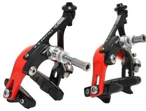 TEKTRO R741 Aluminum Road Bike Dual Pivot Caliper Brake Set, Black and ...