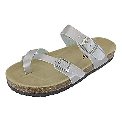 Amazon.com | OUTWOODS Women's Bork-30 Vegan Leather Toe-Loop Buckle ...