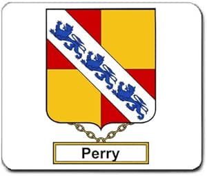 Amazon.com: Perry Family Crest Coat of Arms Mouse Pad : Office Products