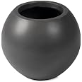 Amazon.com : Ash & Ember Onyx 16" D Ceramic Indoor Outdoor Round Sphere ...