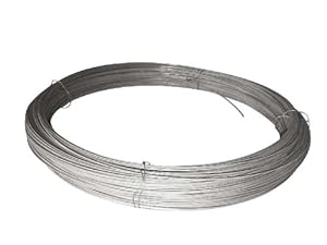 Straining Line Wire 2mm x 50m Roll Tensioning Galvanised Steel Metal ...