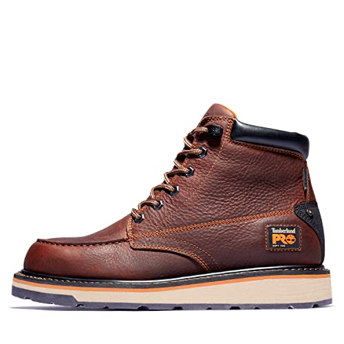 Timberland Mens GRIDWORKS Leather Soft Toe Lace up Safety Brown Size 11 ...