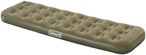 Coleman Comfort Single Compact Flocked Surface Inflatable Camp Air Bed ...