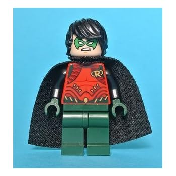 Amazon.com: LEGO DC Comics Super Heroes Batman Minifigure - Robin (Red ...