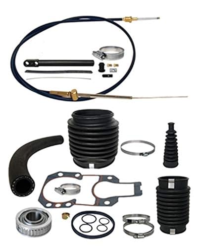 RPS Transom Rebuild Service Kit with Gimbal Bearing, Shift Cable, u ...