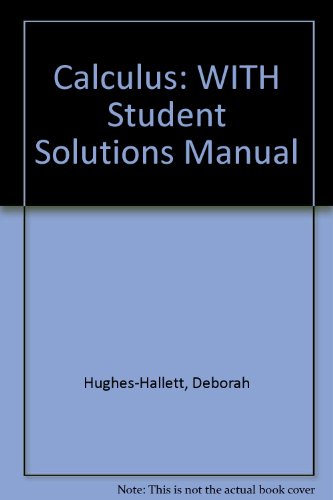 Calculus 3rd Edition Paper with Student Solutions Manual and eGrade ...