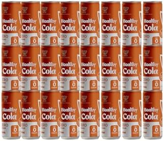 Healthy & Tasty Healthy Cola Orange Carbonated Drink 330ml - Pack of 24 ...