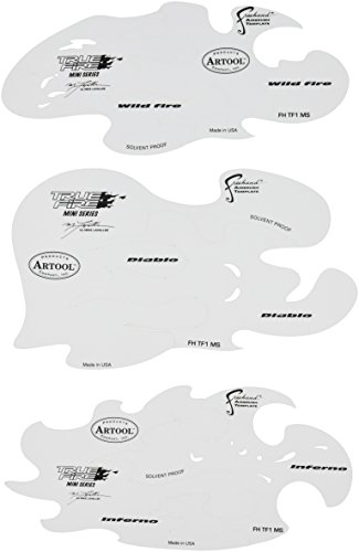 Artool Freehand Airbrush Templates, True Fire Mini Series - Want It All