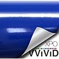 Amazon.com: VVIVID XPO Glossy Dark Navy Blue Vinyl Car Wrap Film DIY ...